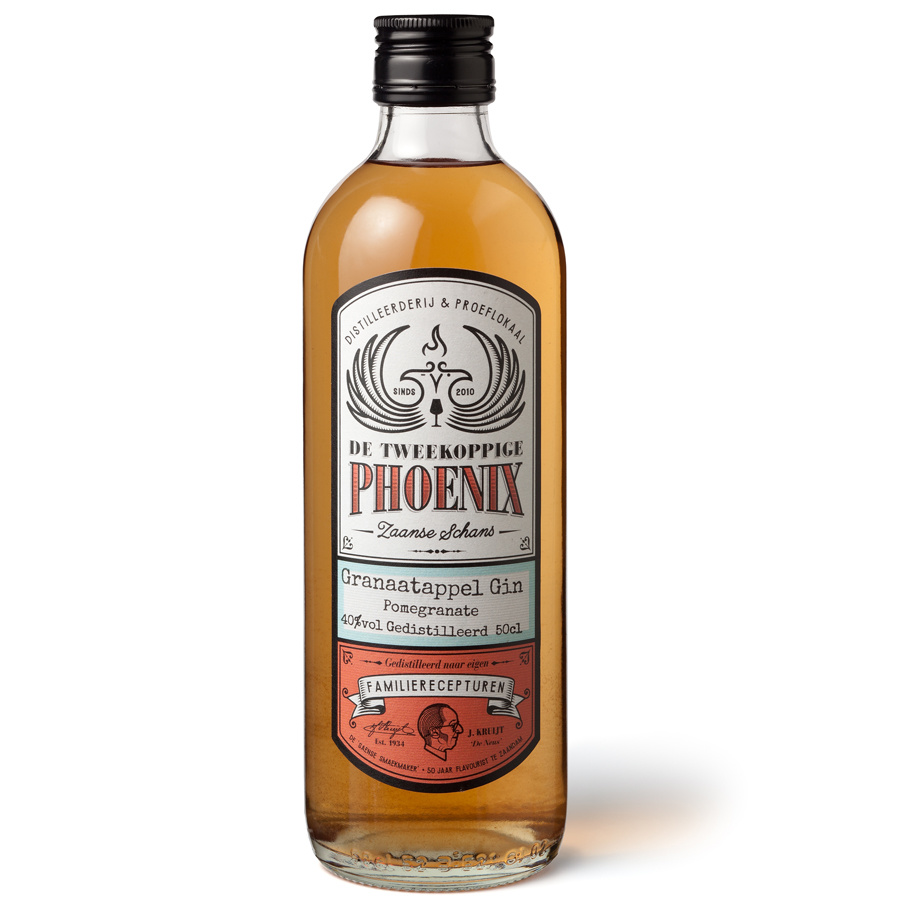 Granaatappel Gin - De Tweekoppige Phoenix - De Tweekoppige Phoenix