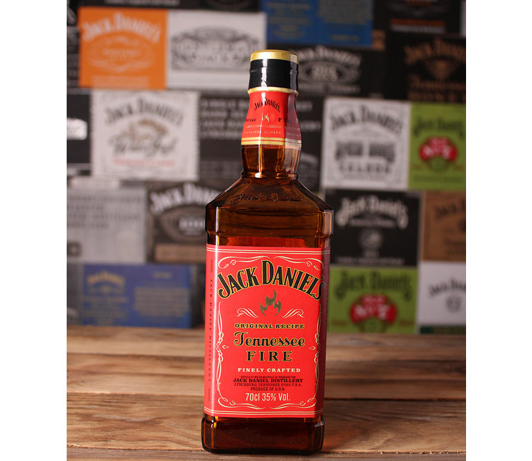 JACK DANIEL'S - Display Bottles - Fire - 700ml - INTERNATIONAL - Jack's ...