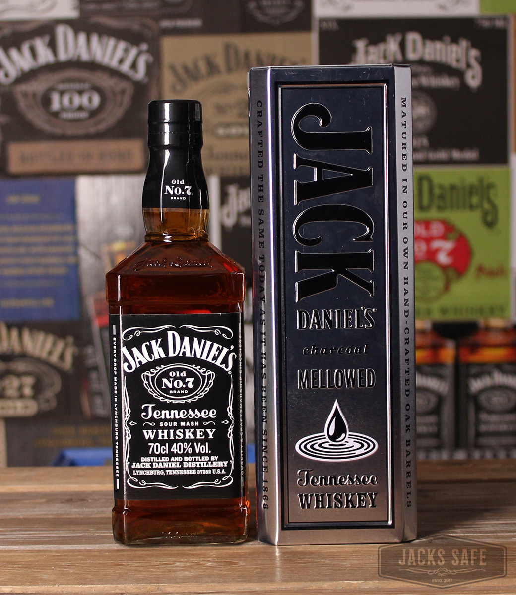 JACK DANIEL'S - Black Label in very dark grey tin - Evo - 700ml - FR ...
