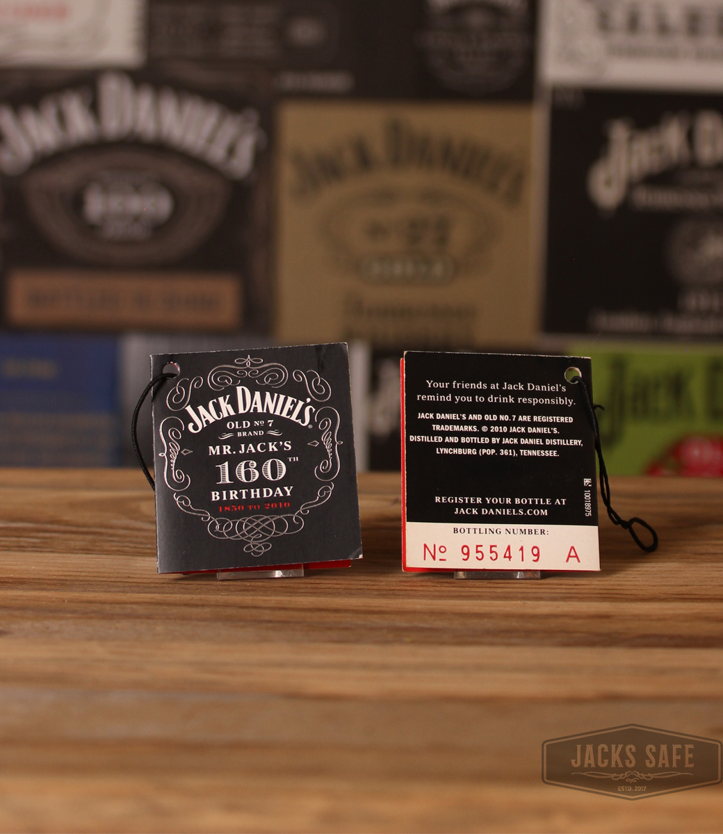 Jack - Daniel's - 160th - Birthday - Tag - Jack's Safe