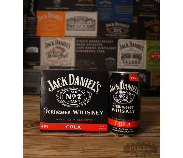 JACK DANIEL'S - RTD - Whiskey & Cola - 7% - US - 355ml - NEW GEN - Jack ...