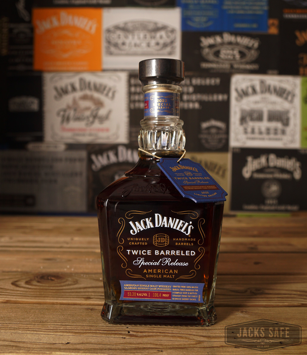Jack Daniel's - TWICE BARRELED - SPECIAL RELEASE - AMERICAN SINGLE MA ...