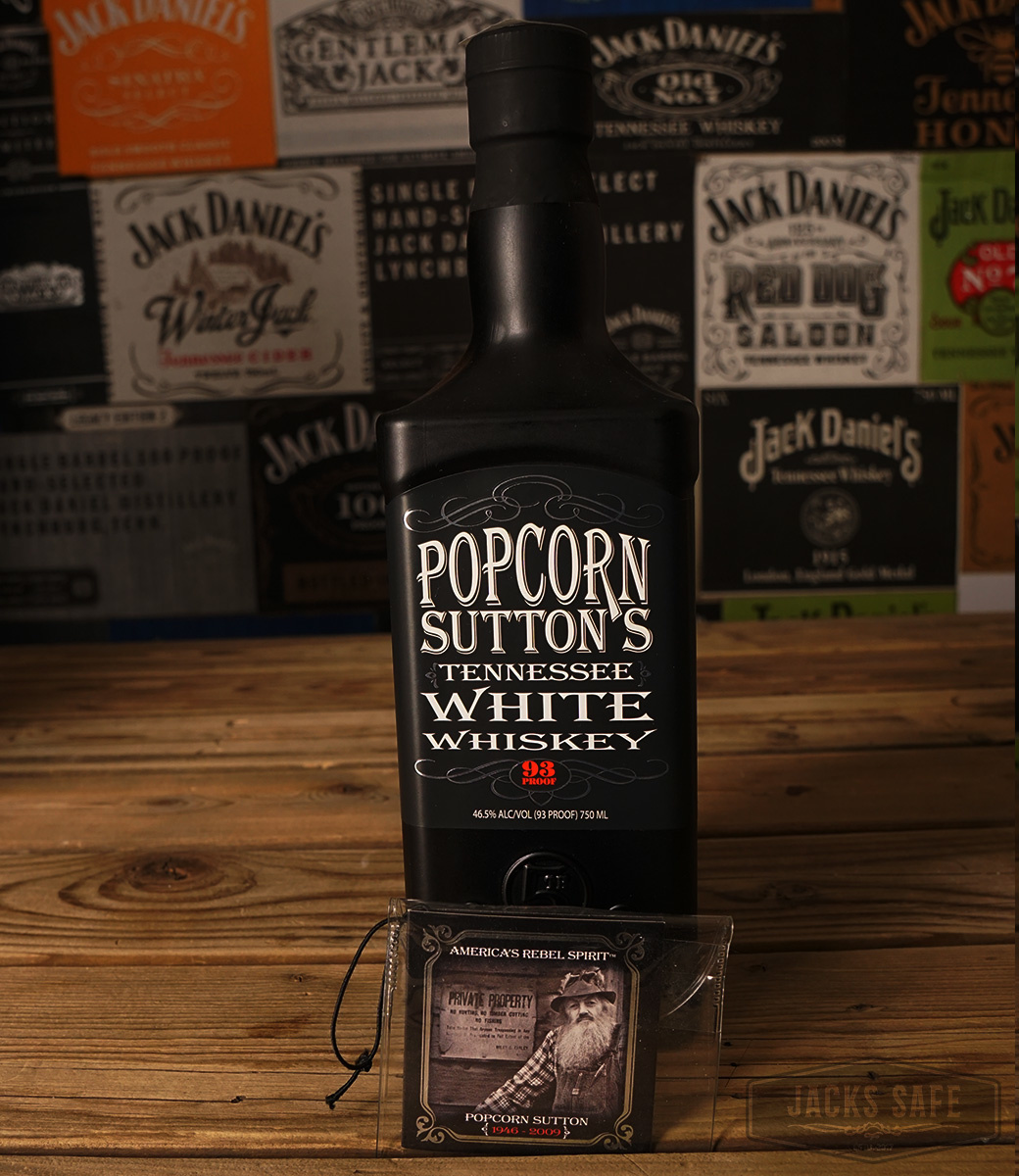 POPCORN STUTTON'S - POPCORN SUTTON - 93 PROOF - WHISKEY LEGEND BOTTLE ...