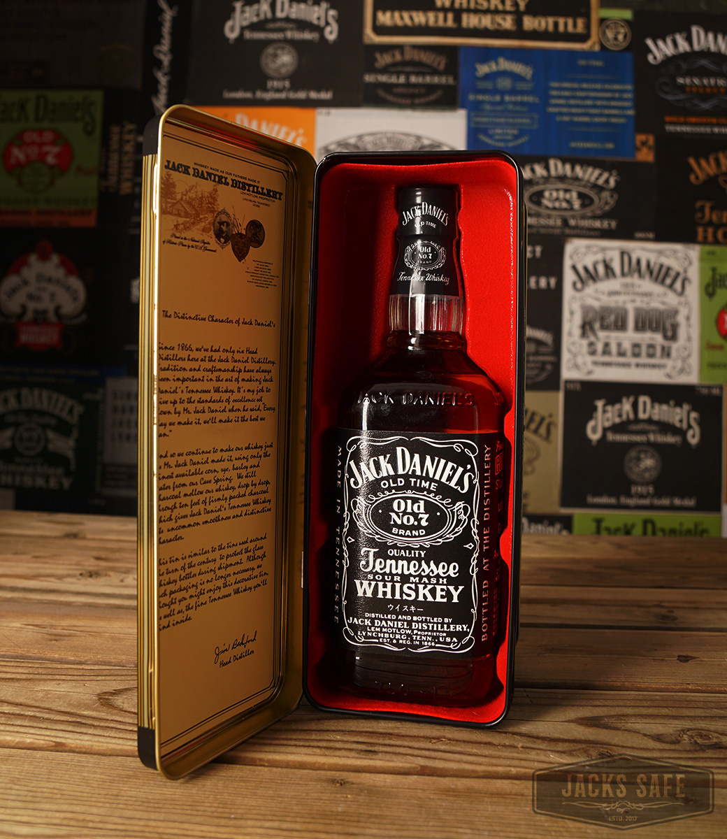 JACK DANIEL'S - BLACK LABEL - TIN SET - JAPAN - 750ML - 1995 - 43% ...