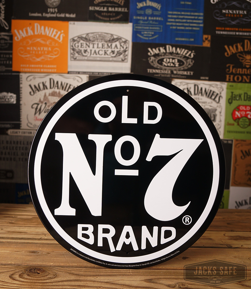 JACK DANIEL'S - PROMO ITEMS - METAL SIGN - EMBOSSED - ROUND - NEW ...