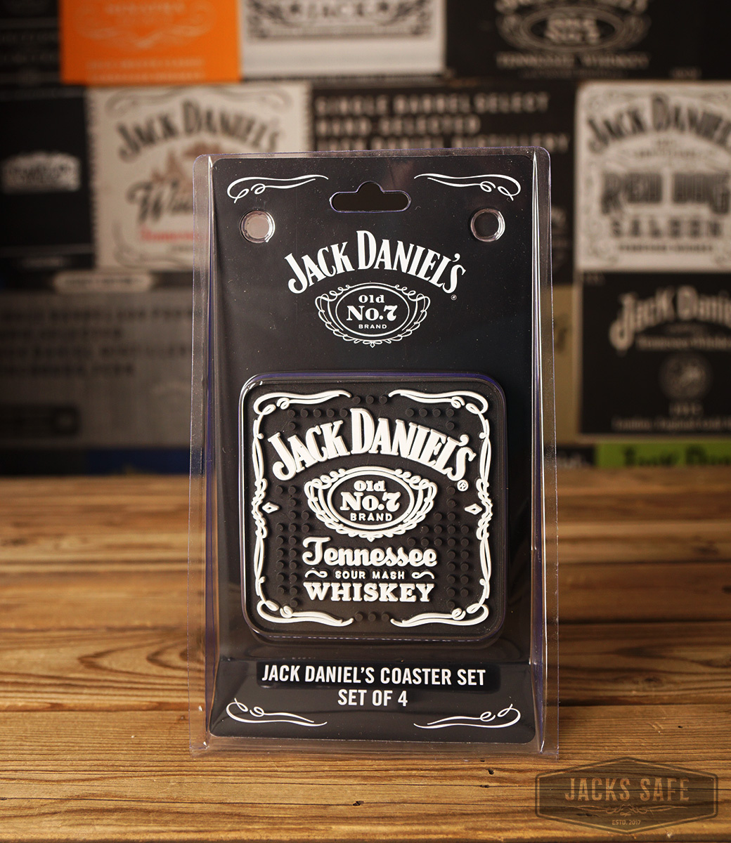 JACK DANIEL'S - COASTERS - JACK DANIEL'S - SET OF 4 - RUBBER - NEW ...
