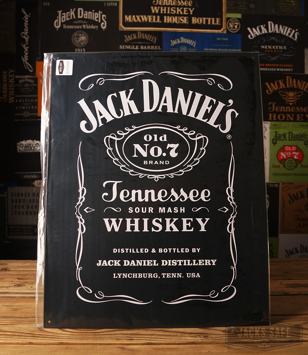 JACK DANIEL'S - PROMO ITEMS - METAL SIGNS - 4 DIFFERENT DESIGNS - SE ...