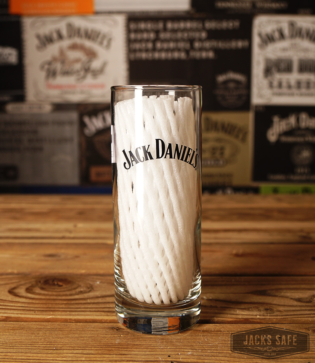 JACK DANIEL'S - OLD NR 7 - LONGDRINK GLASS - UK - LONG - NEW - Jack's Safe