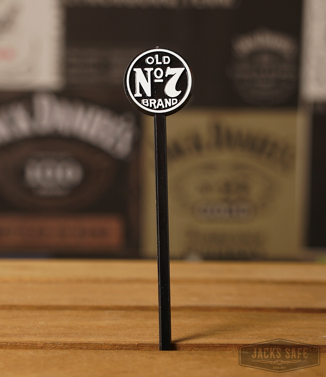 JACK DANIEL'S - BLACK LABEL - STIRRER - ROUND OLD NR 7 - Jack's Safe