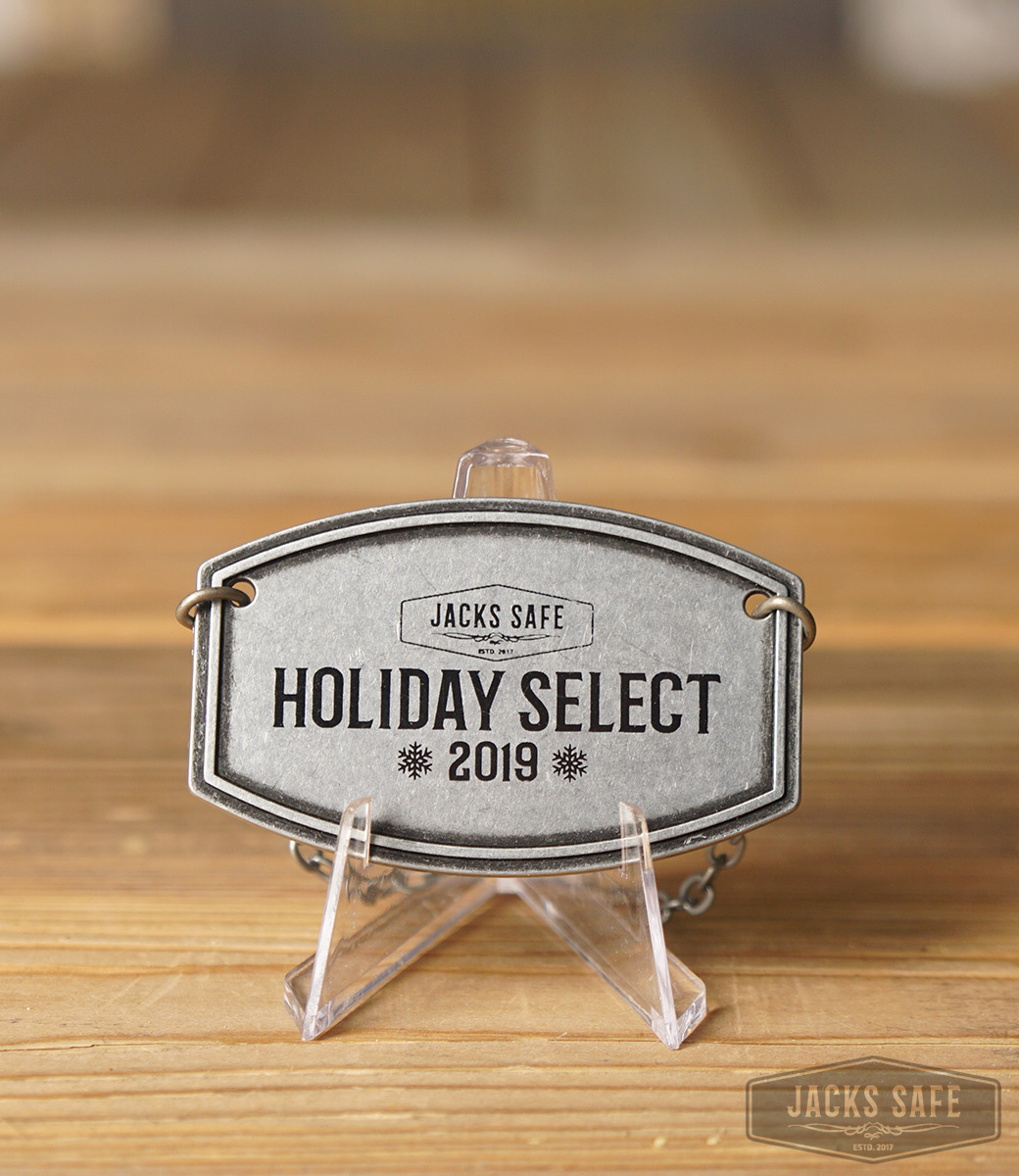 JACK DANIEL'S Holiday Select 2019 - Metal Tag only - Jack's Safe