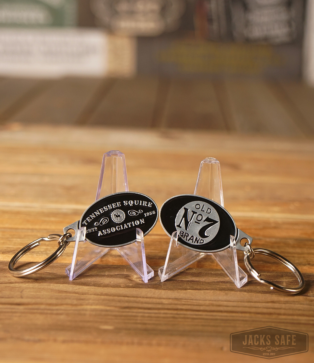 JACK DANIEL'S - TSA - KEYRING - DOUBLE SIDED - 2024 - NEW - Jack's Safe