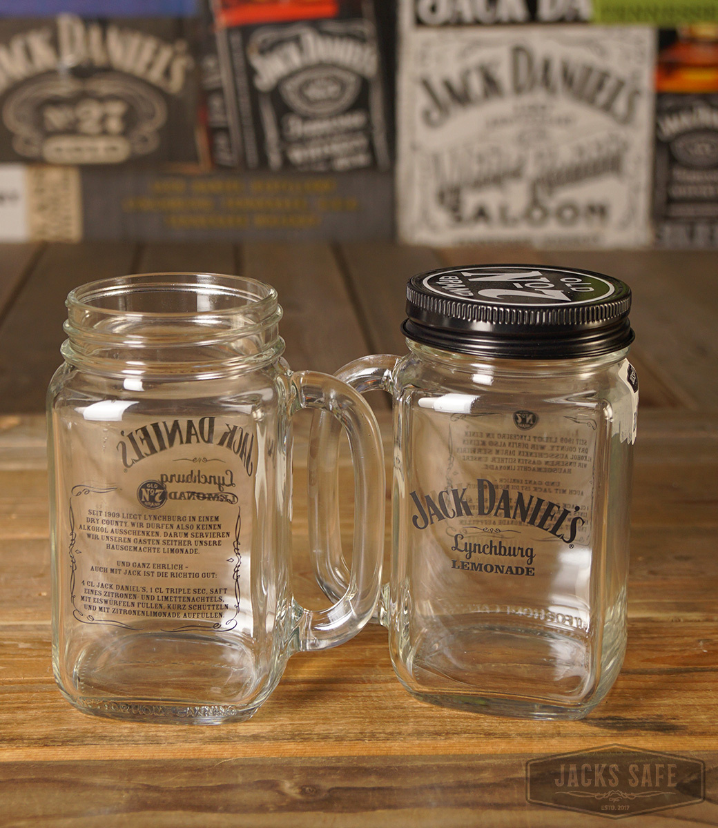 JACK DANIEL'S - Glassware - Jars - Lynchburg Lemonade - STRAIGHT LOGO ...