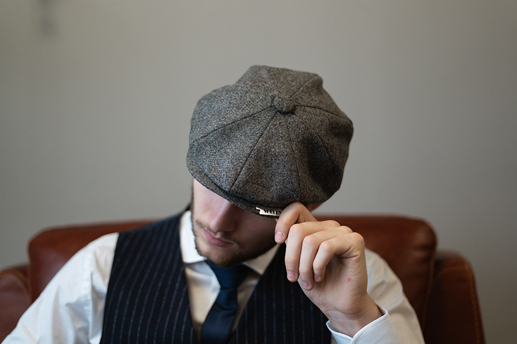 Archie Wool Twill cap grey | Shelby Brothers store