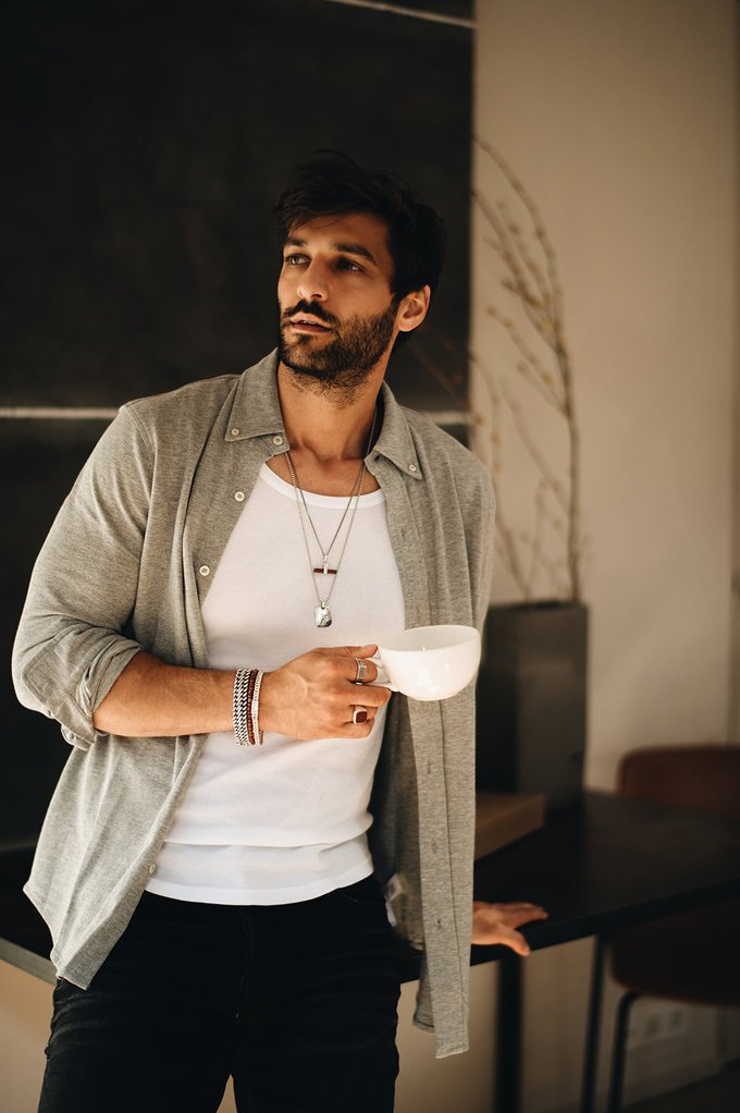 Rode Kralen Armband Mannen Nhean - Taj Amsterdam