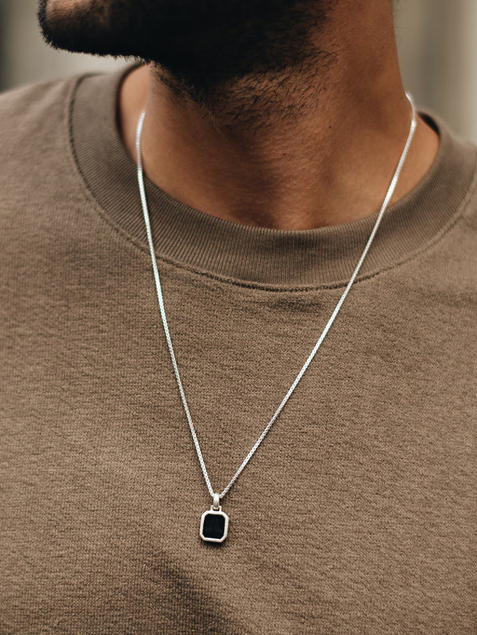 Zilveren Basic Mannen Ketting Lesedi - Taj Amsterdam
