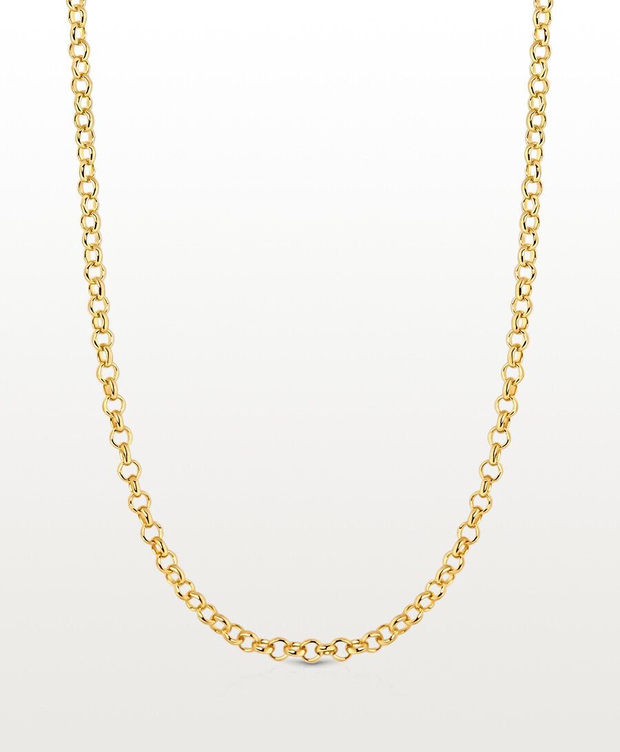 Gold Plated Minimalistische Ketting Chessa - Taj Amsterdam