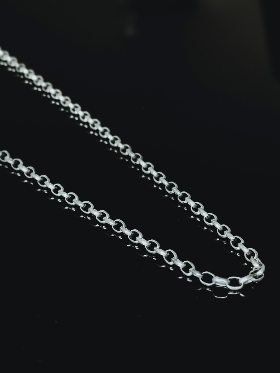 Zilveren Mannen Ketting Met Ovale Schakel Gunnar Chunky - Taj Amsterdam