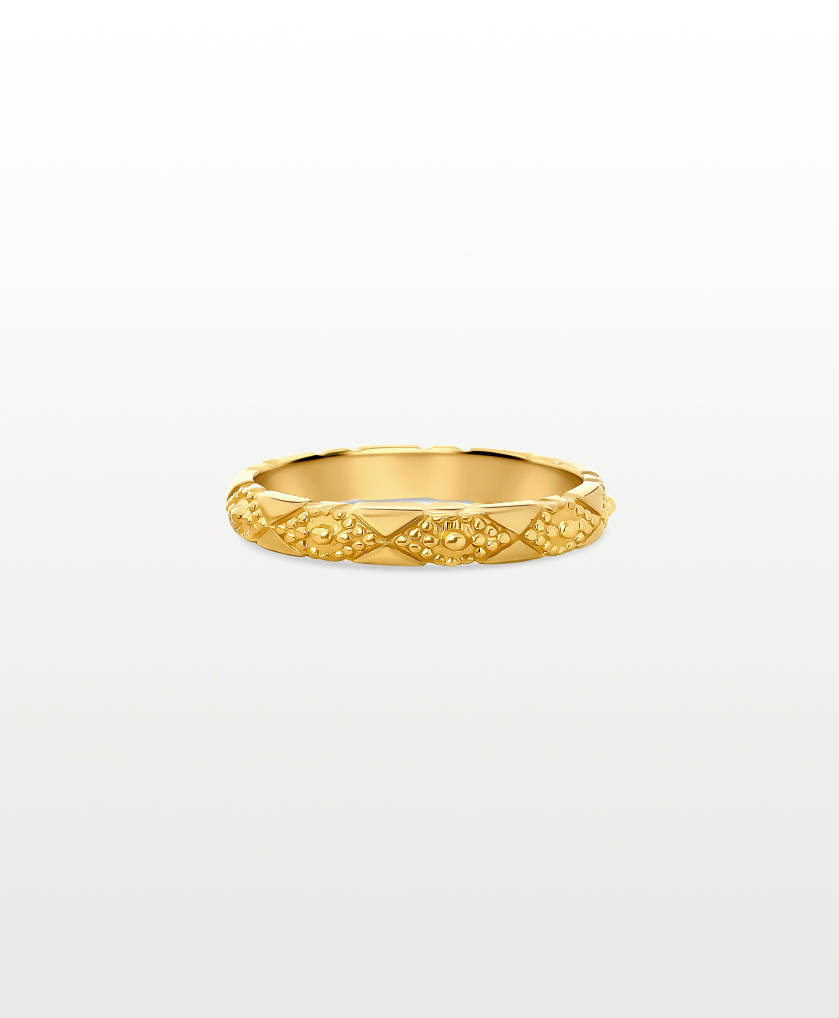 Vintage Pattern Ring Aurora, Gold - Taj Amsterdam