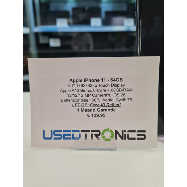 Apple iPhone 11 Pro - Face-ID Defect (12150) - Usedtronics