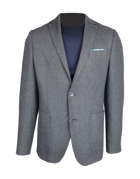 Jackett & Sons Colbert Antraciet (JJSW20 - M8) - Nieuwnieuw.com Herenmode