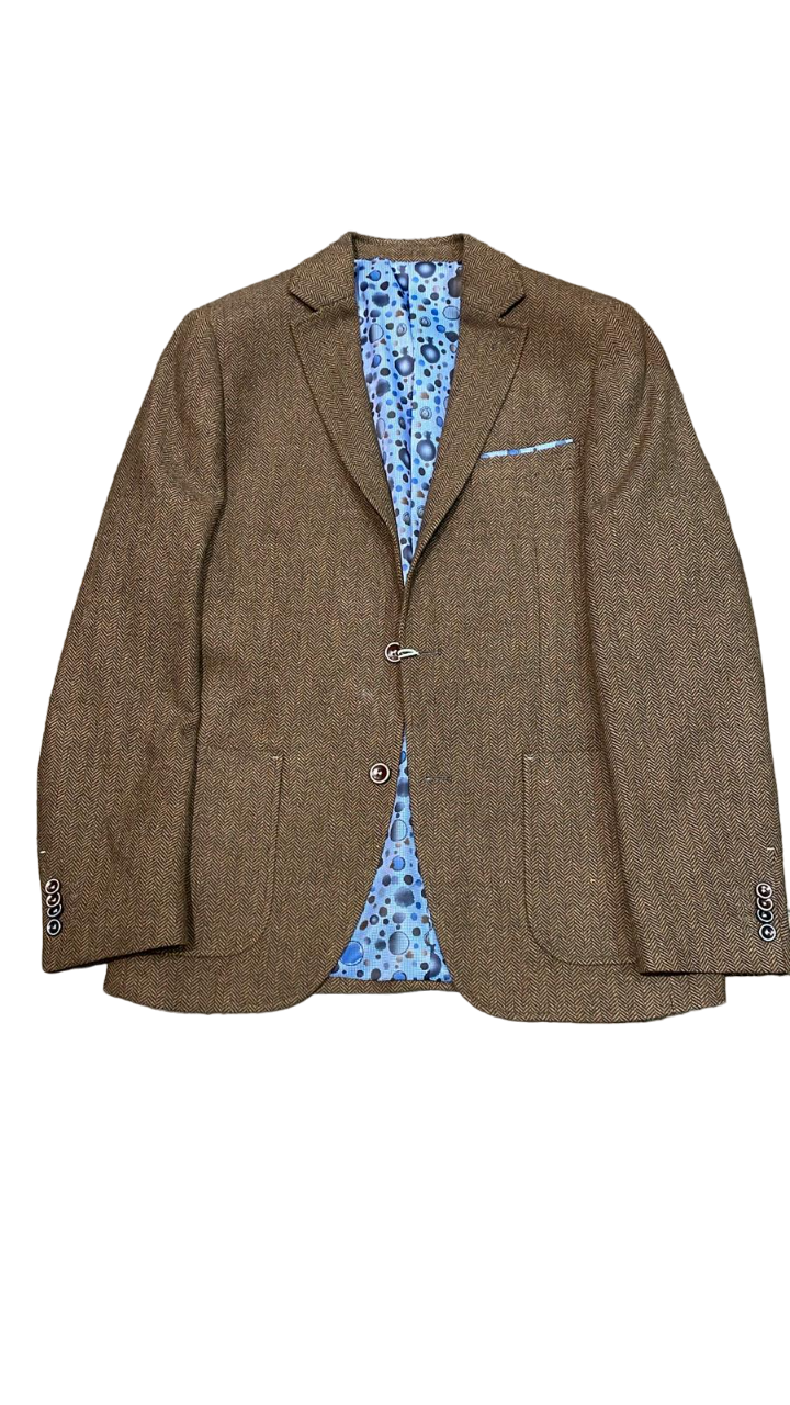 Jackett & Sons Colbert Herringbone Brown (JJSW20 - M8) - Nieuwnieuw.com ...