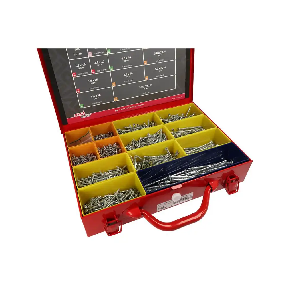Dynaplus Dynaplus - Assortimentskoffer schroeven - TORX - Verzinkt - 1. ...