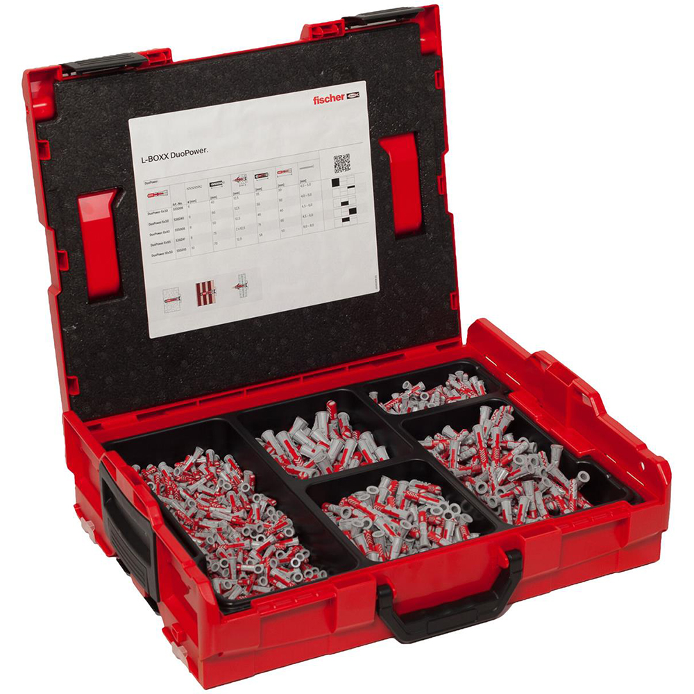 Fischer Fischer - L-Boxx 102 - DuoPower pluggen - 910-delig