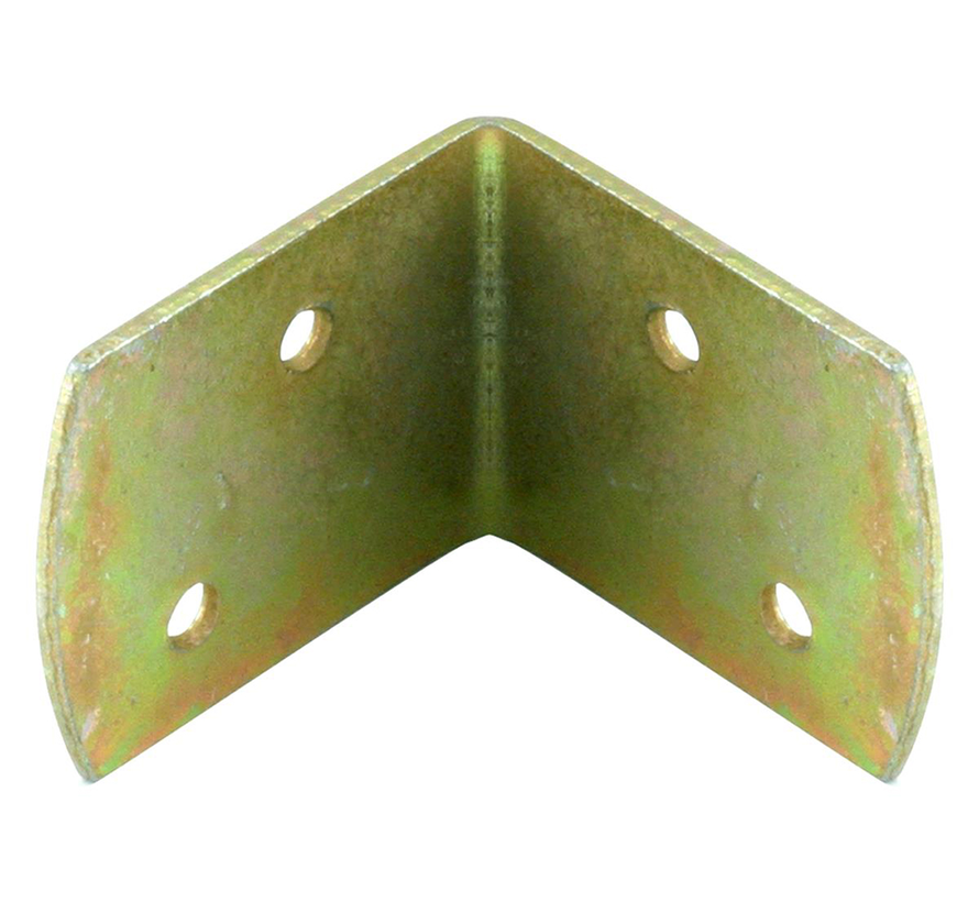 L-beslag/L-steun zonder schroef - Verzinkt (1 stuk)