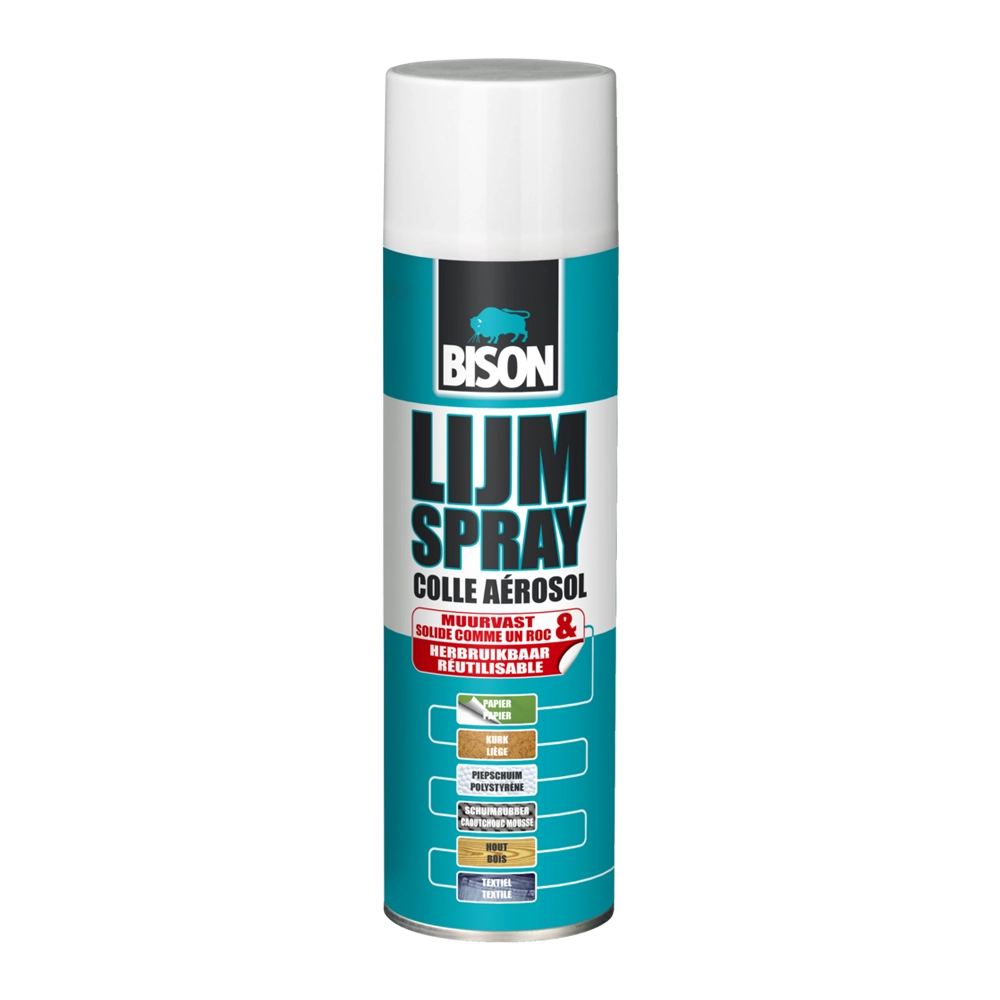 Bison Bison - Glue spray Aer - 500ml - Logihub