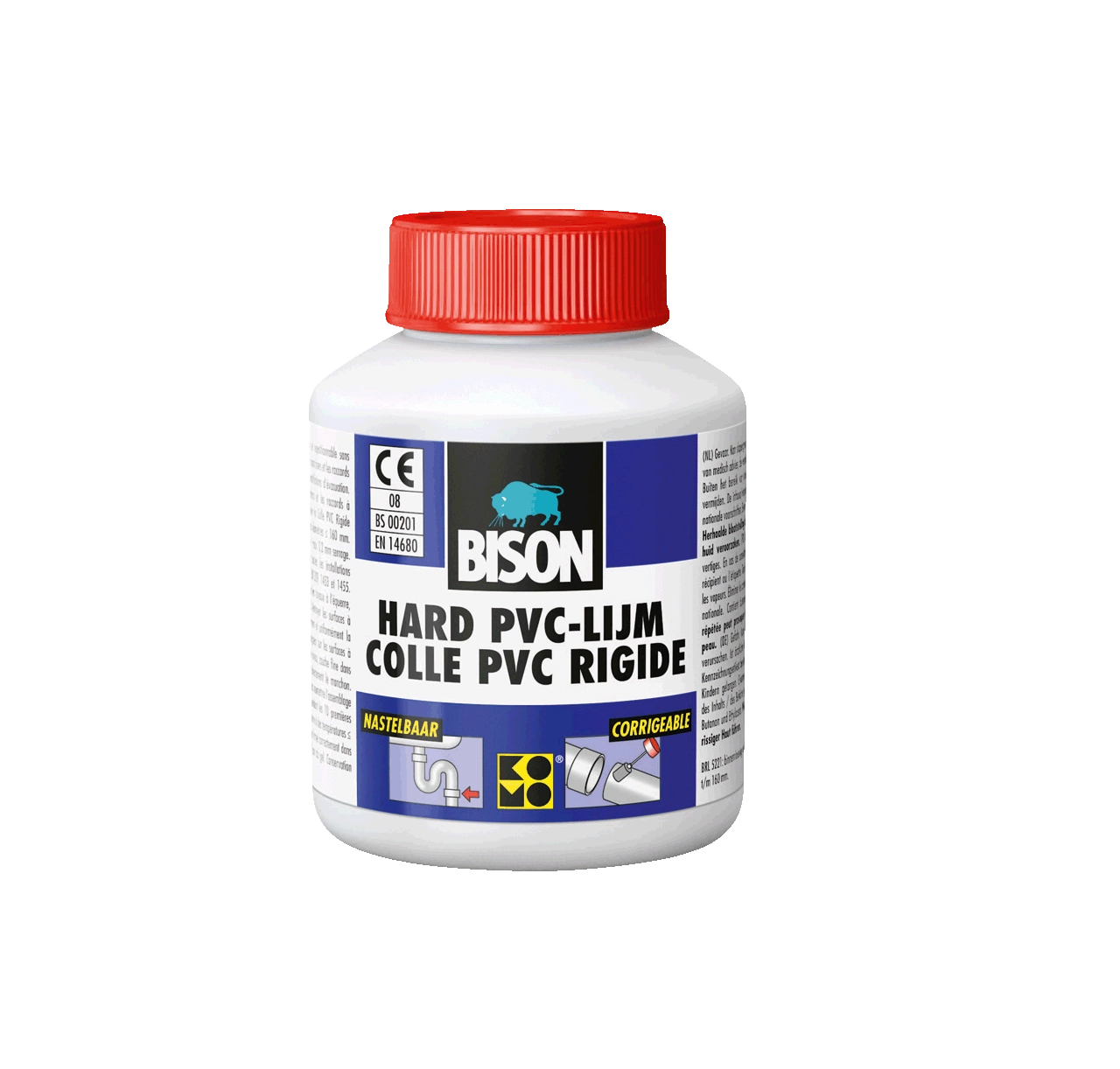 Bison hard pvc glue bot 100ml*12 nlfr - Logihub