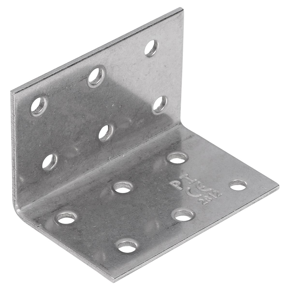 Reinforcement corner - 40x40x60mm - stainless steel - Logihub