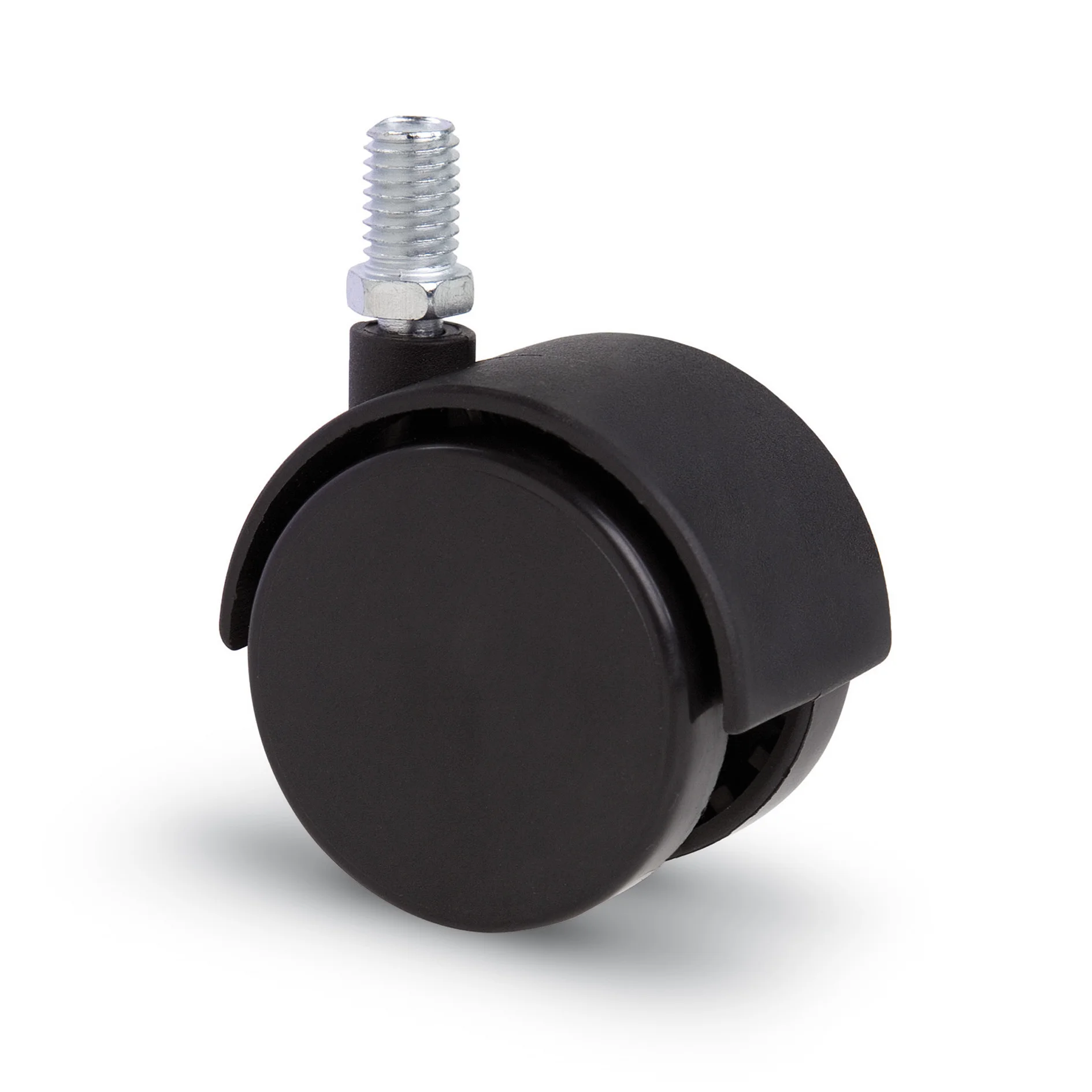 Furniture castor with cap 50mm PP double hard bolt - Logihub
