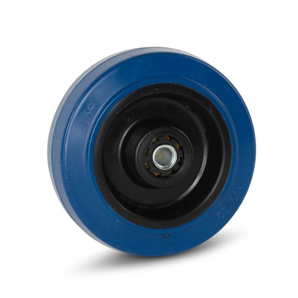 Blue elastic rubber wheel - 100mm - 100kg needed? Order online ...