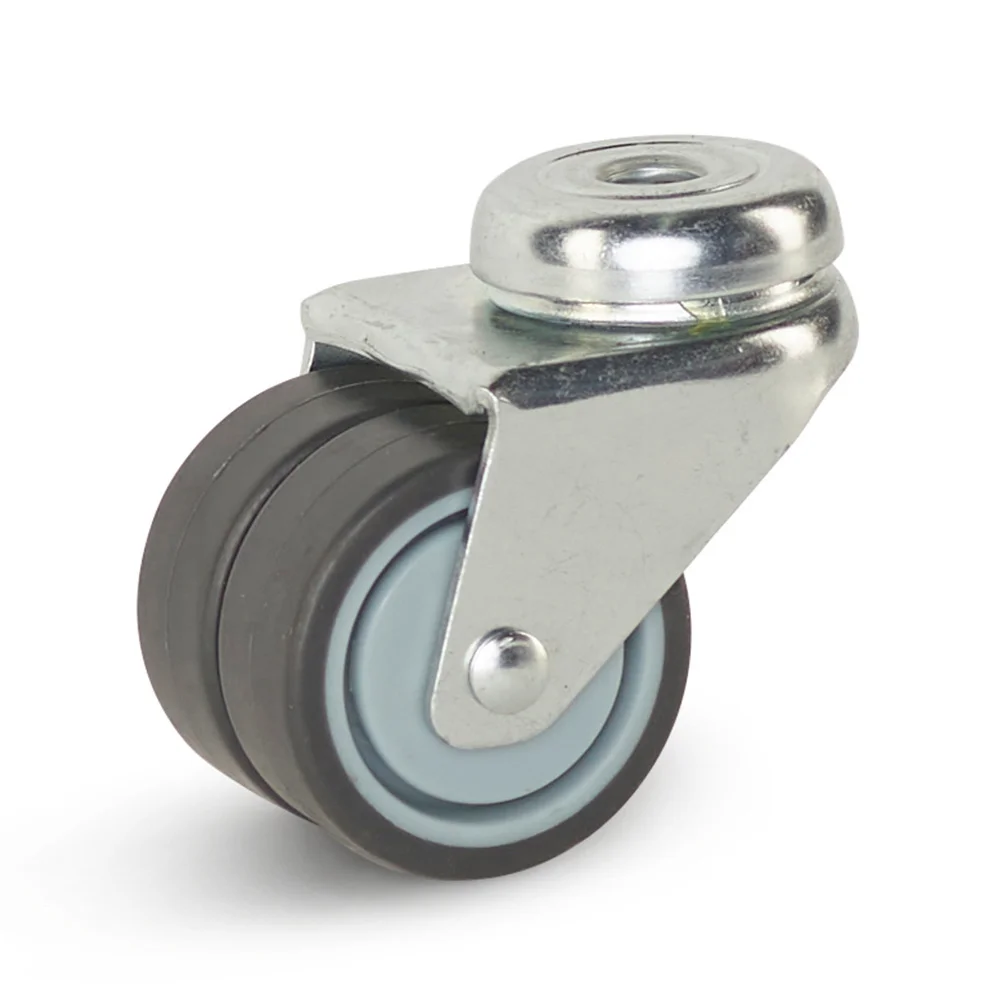 Double caster with central hole - 50mm - 90kg needed? Order online ...