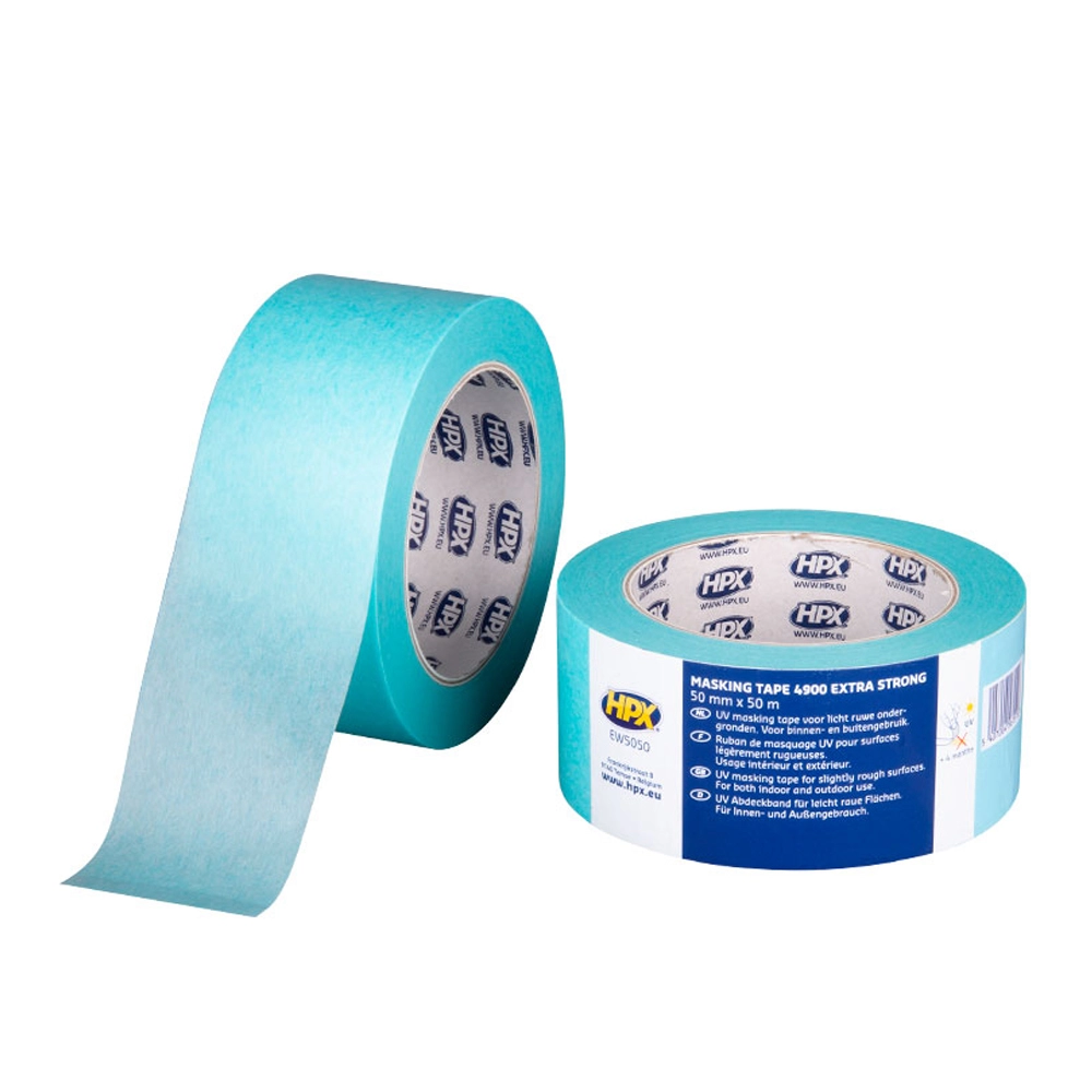 HPX Masking 4900 Extra fuerte - Azul claro - 48mm x 50m - Ruedas ...