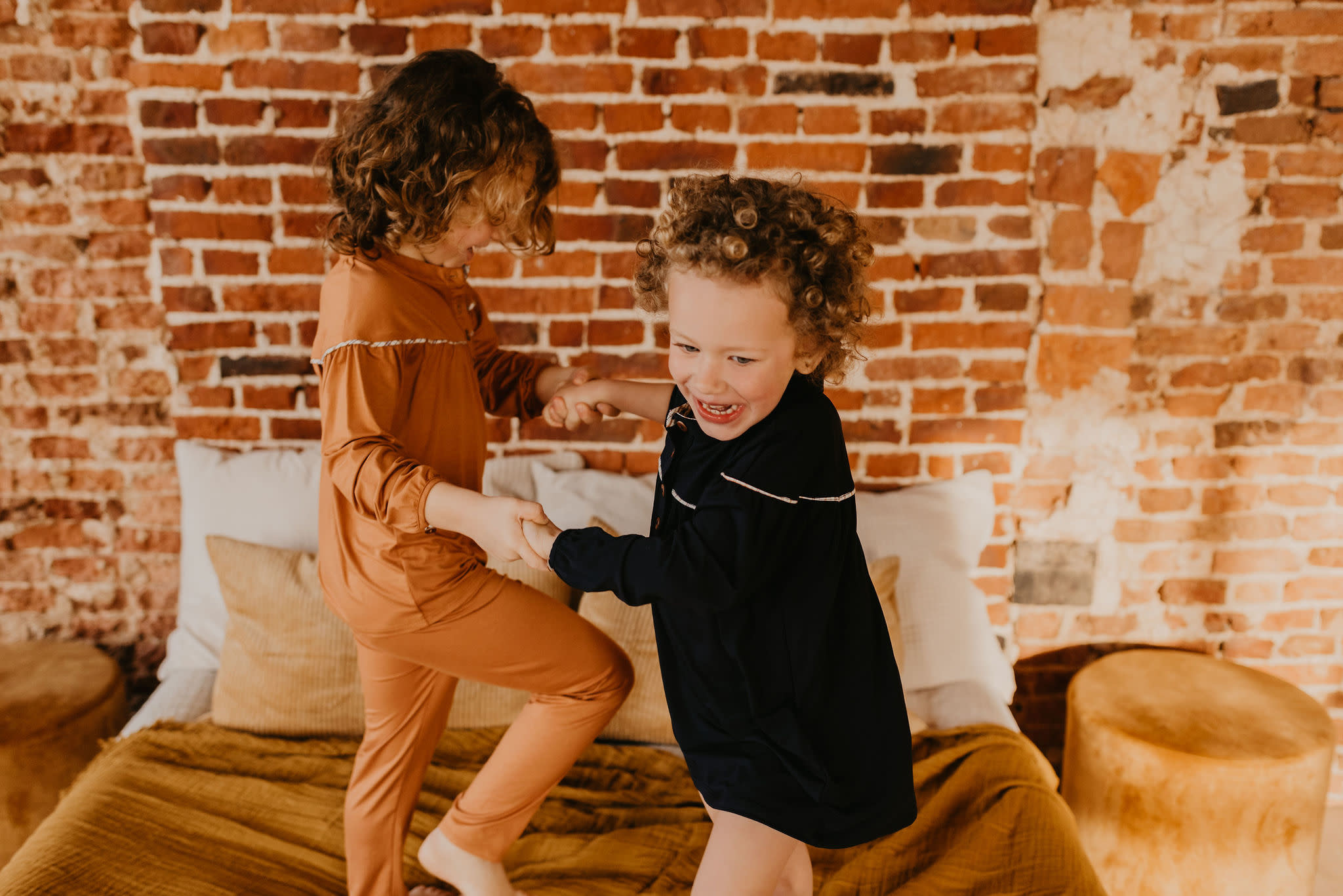 Elena Pyjama Kids Modal Bronze - Pret-a-dormir by Noppe