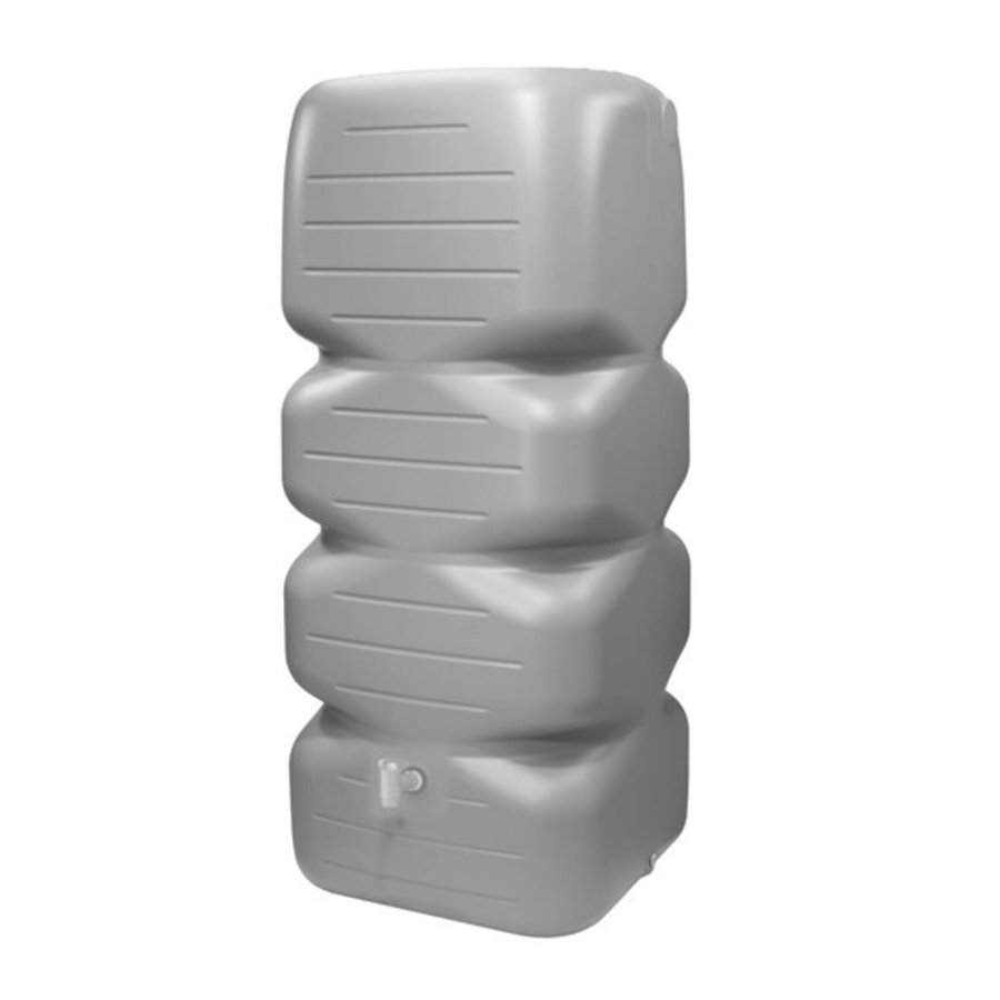Garantia regenton XXL 1000 liter grijs - Kunststofregenton.nl