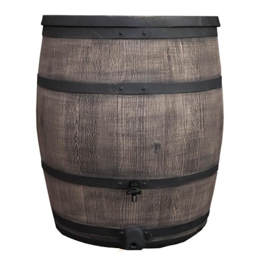 ROTO regenton 375 liter bruin - Kunststofregenton.nl