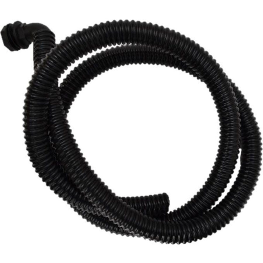 Bij deze regenton behorende overloop set 3 meter - Kunststofregenton.nl