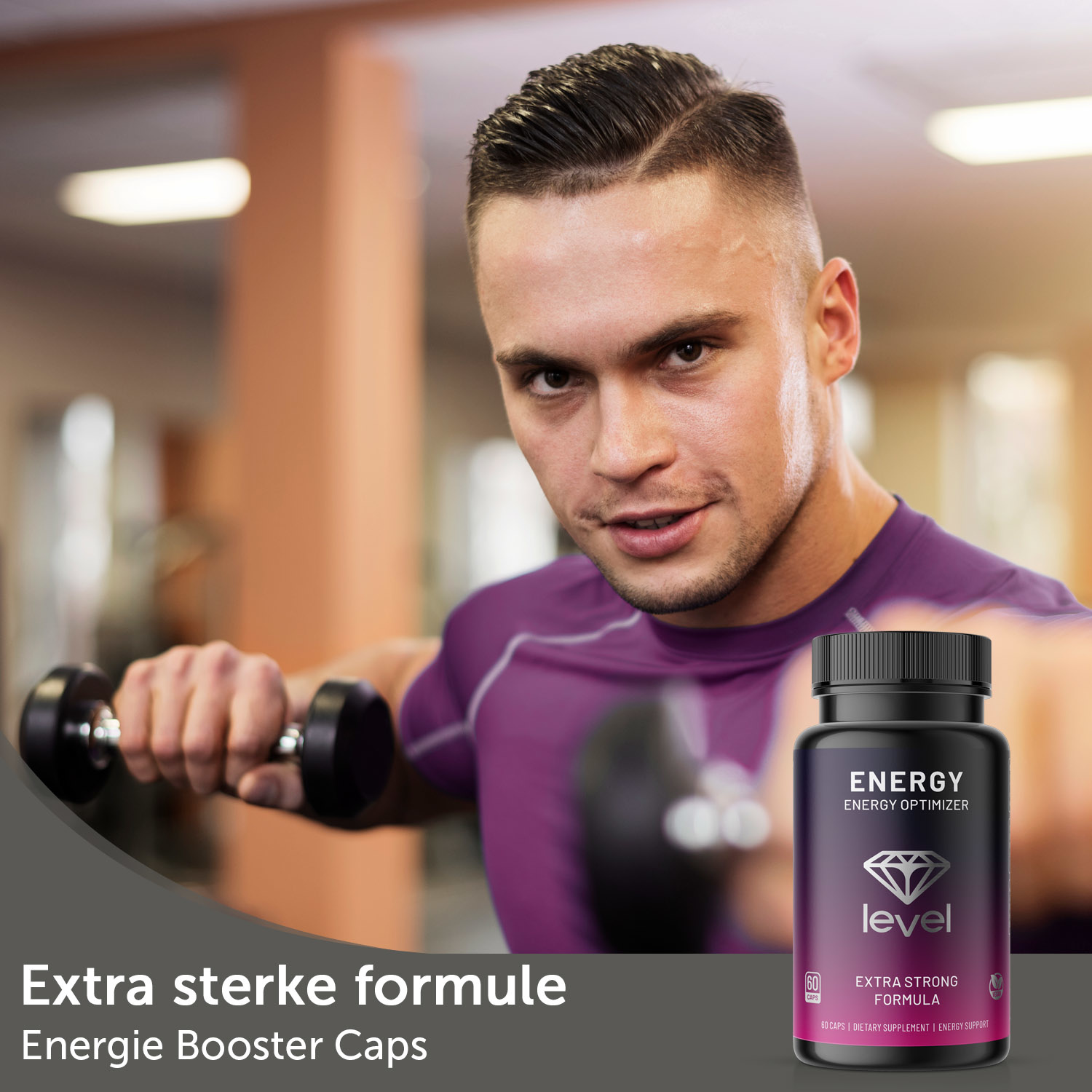 Level Energy | 60 vegan caps | Energie & Stamina Booster ...