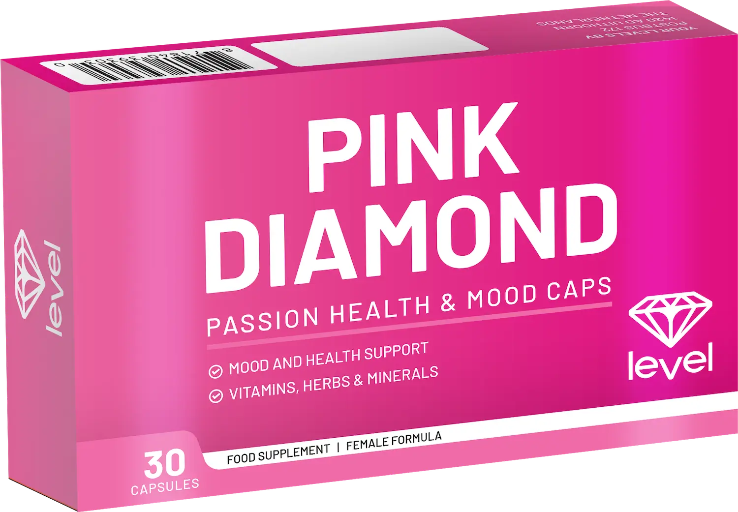 Pink Diamond | 30 caps | Libido | Vrouw | Lust - Erectiepillenwinkel