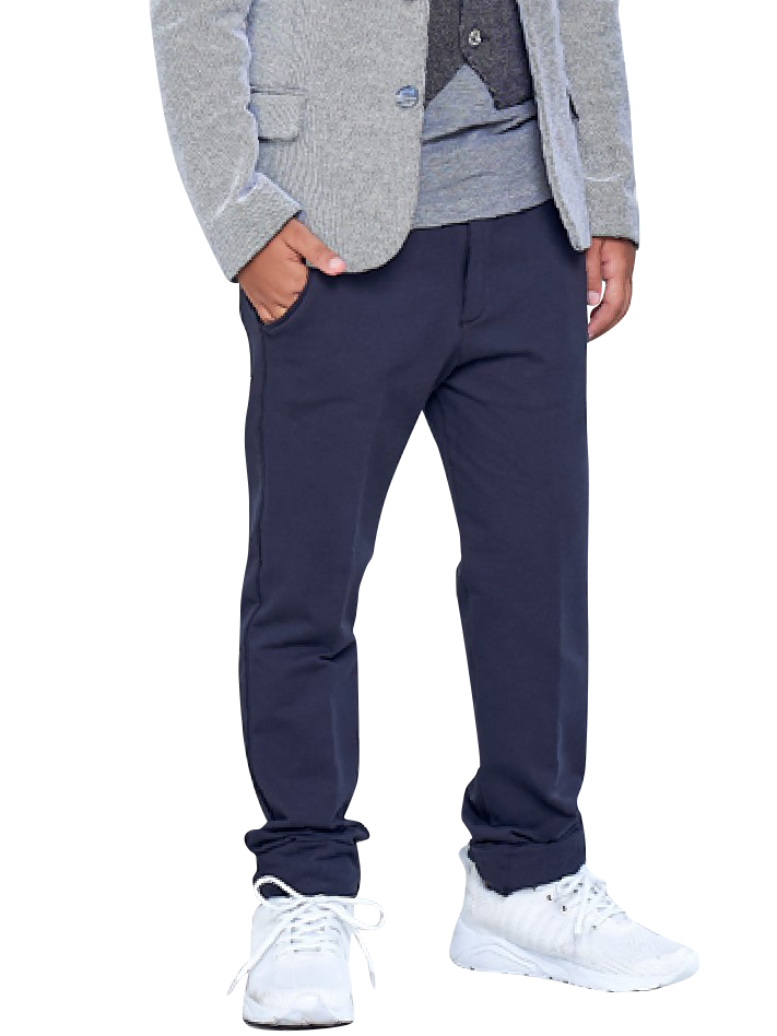 Emie lange broek blauw