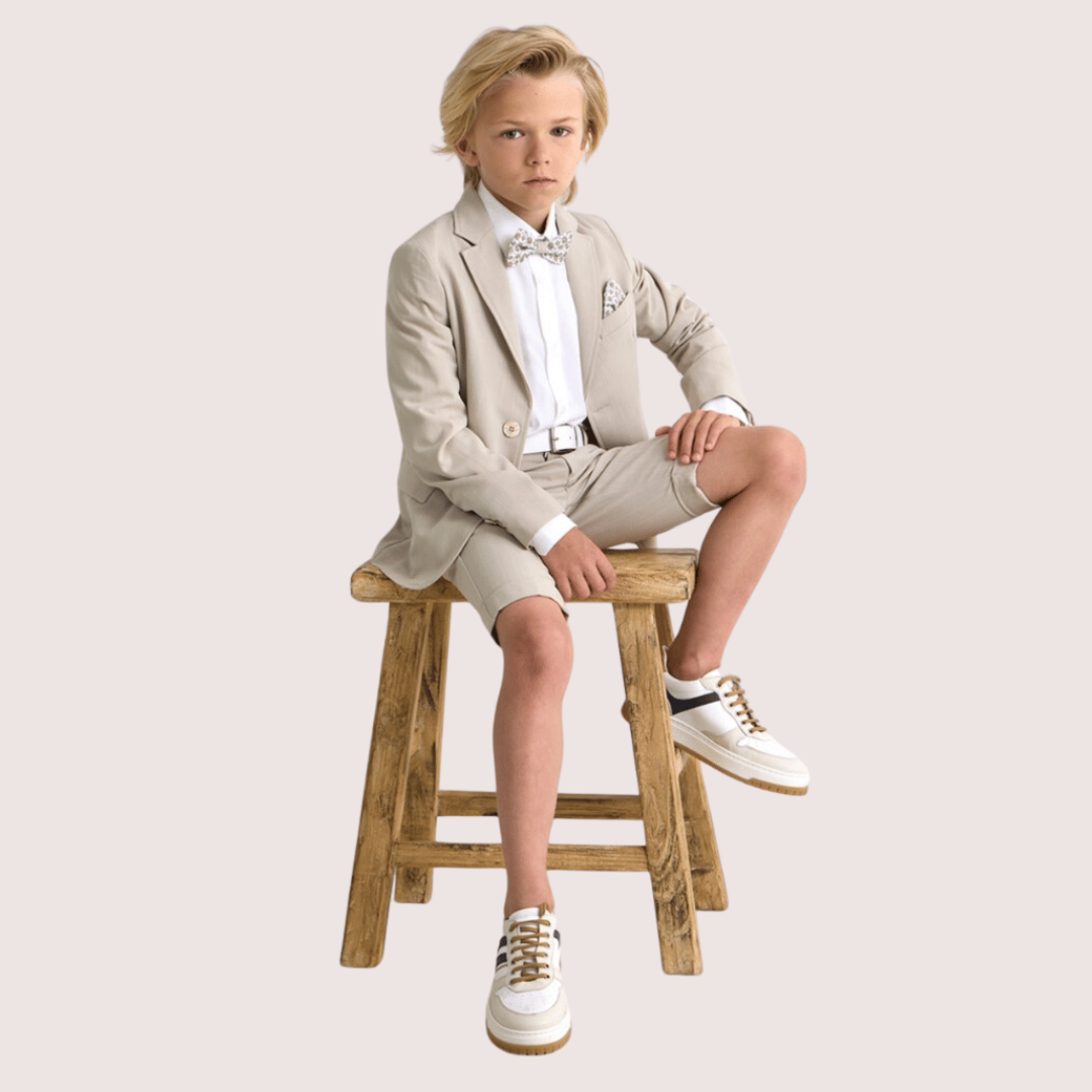 Lui & Lei beige kleurige bermuda