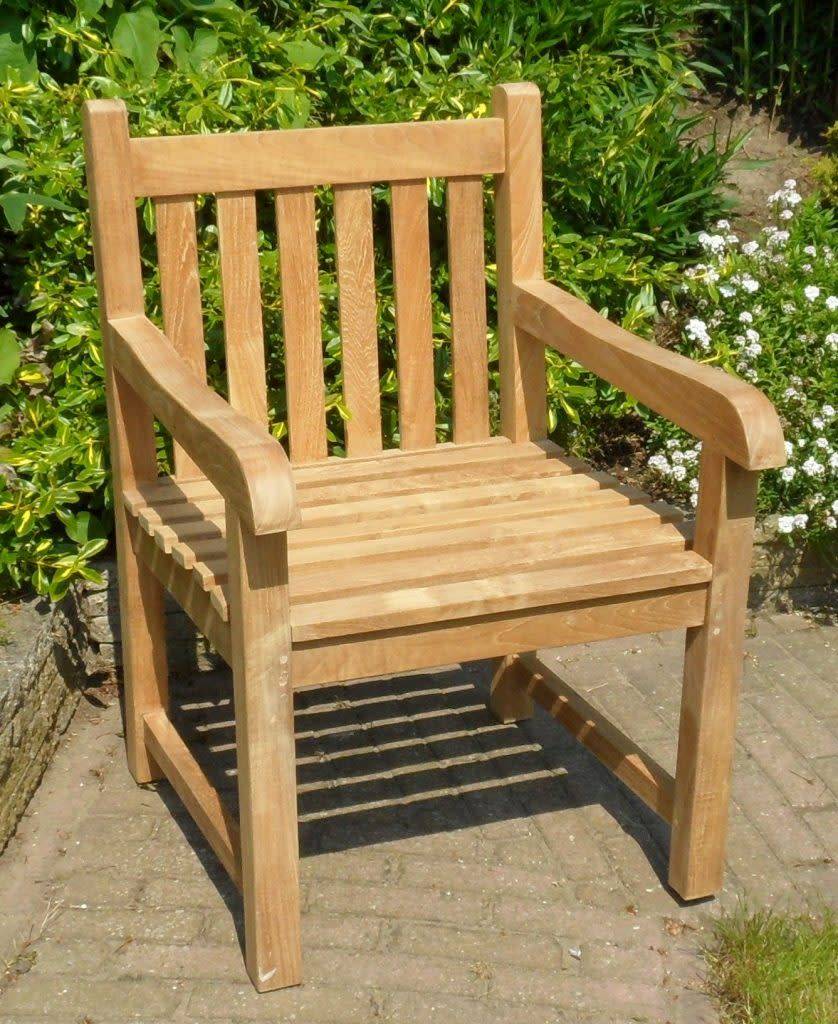 Concord dining tuinstoel teak - AVH Outdoor Tuinmeubelen