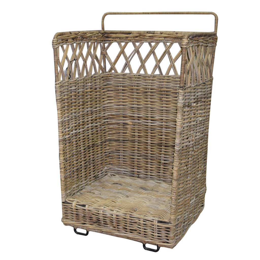 Rotan mand voor hout 40x40xH100 cm - AVH Outdoor Tuinmeubelen