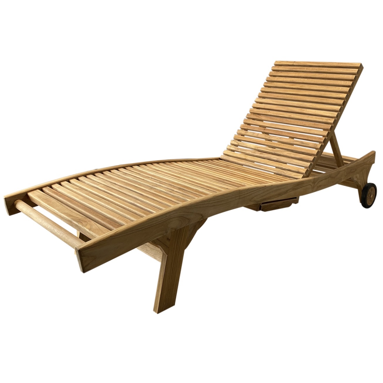 Rio ligbed 200x71xH40cm teak verstelbaar - AVH Outdoor Tuinmeubelen