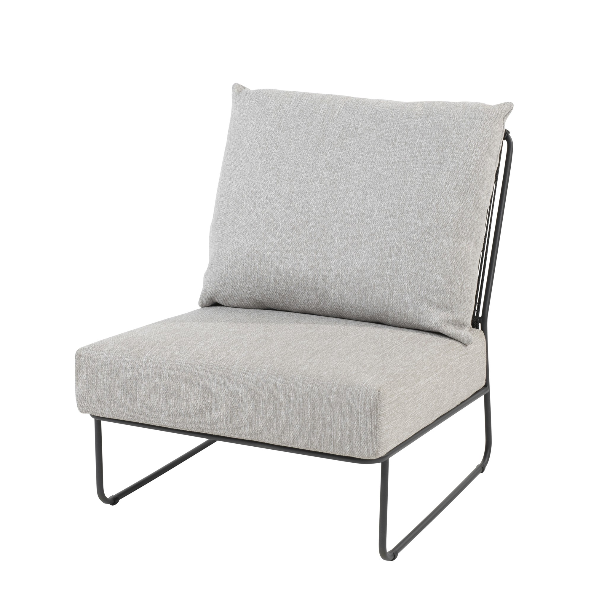 Balade middenelement met 2 kussens antraciet - AVH Outdoor Tuinmeubelen