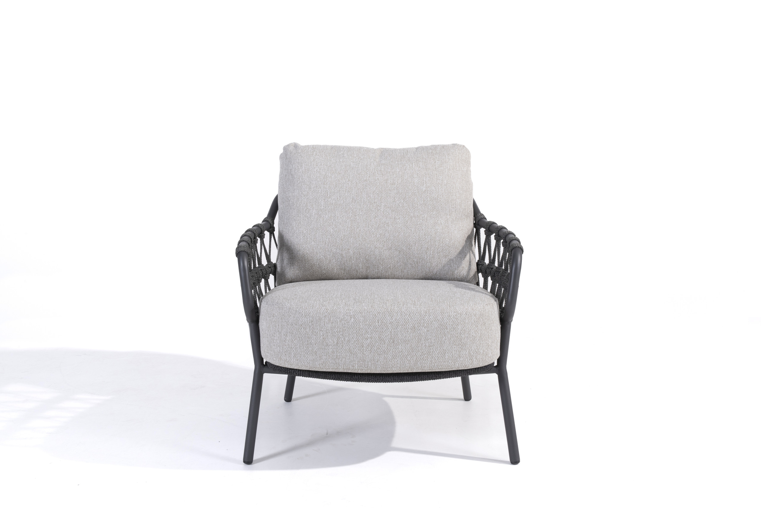 Calpi low dining tuinstoel met 2 kussens antraciet 4 Seasons Outdoor ...