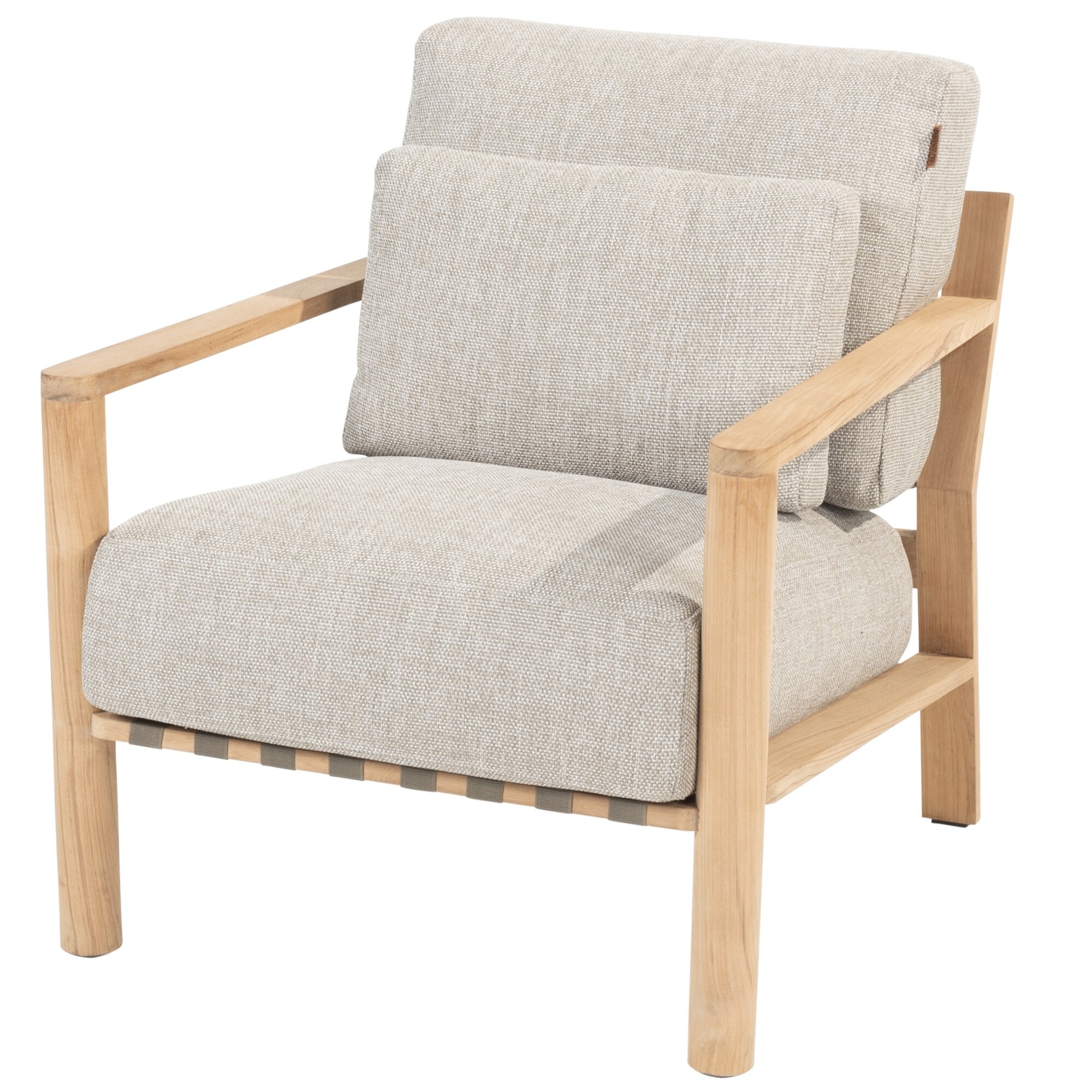 Lucas lounge tuinstoel natural teak 4 Seasons Outdoor - AVH Outdoor ...