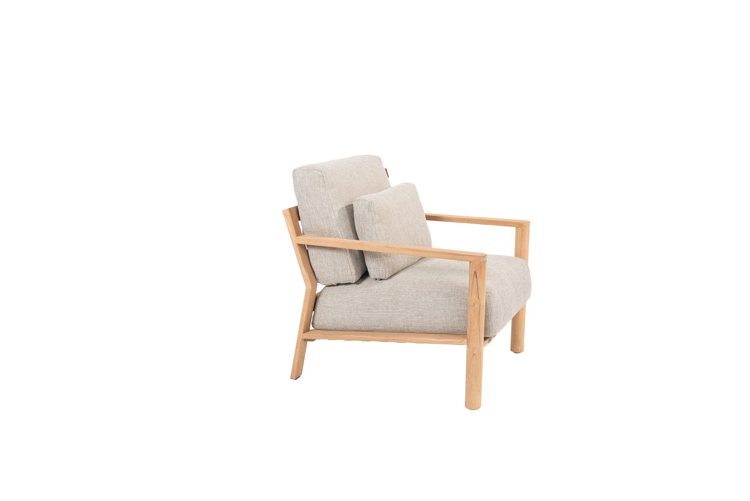 Lucas lounge tuinstoel natural teak 4 Seasons Outdoor - AVH Outdoor ...